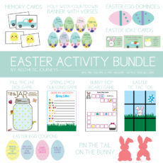 Easter Activities Bundle - Aesthetic Journeys Designs