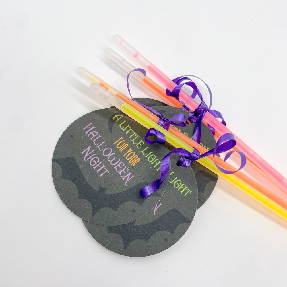 Halloween Tags for Glow Sticks | Set of 9 - Aesthetic Journeys Designs